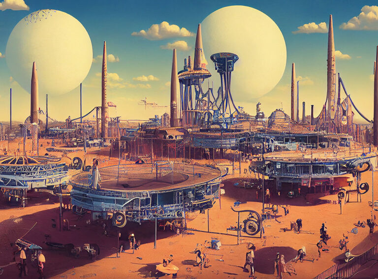 Atompunk Amusement Park - Unreal Puzzles