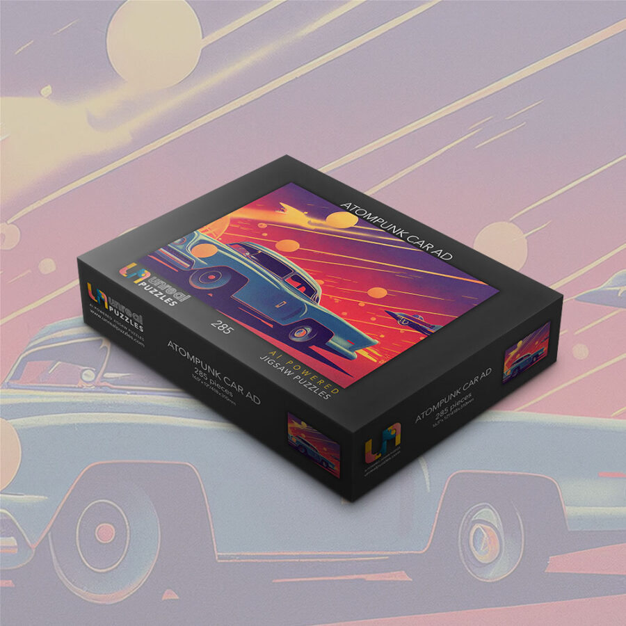 Atompunk Car Ad - Unreal Puzzles