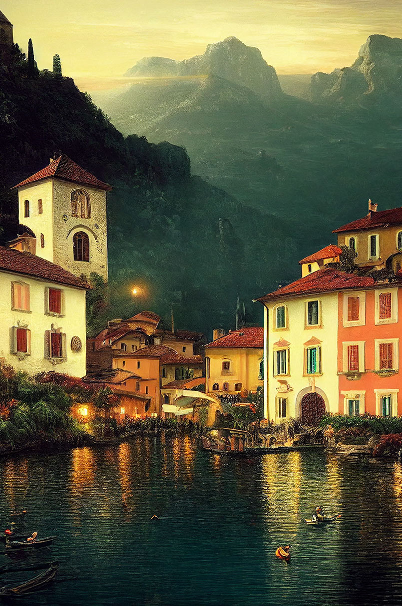 Fantasy Italian Village – Unreal Puzzles