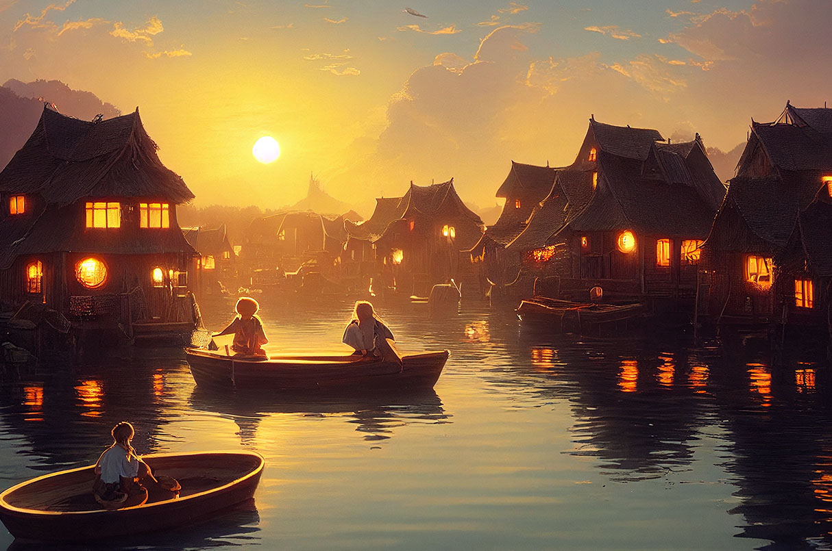 Floating Village – Unreal Puzzles